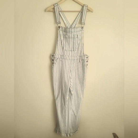 Judy Blue | Jeans | Judy Blue Striped Denim Overalls Medium Indie ...